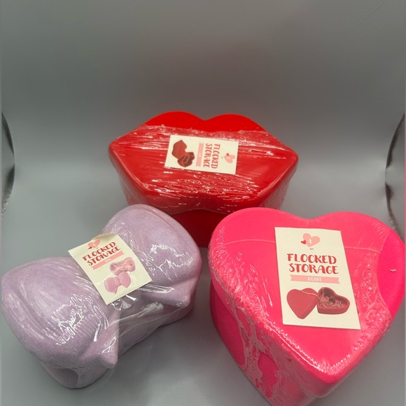 Target | Holiday | Target Bullseye Playground Flocked Trinket Box Set ...